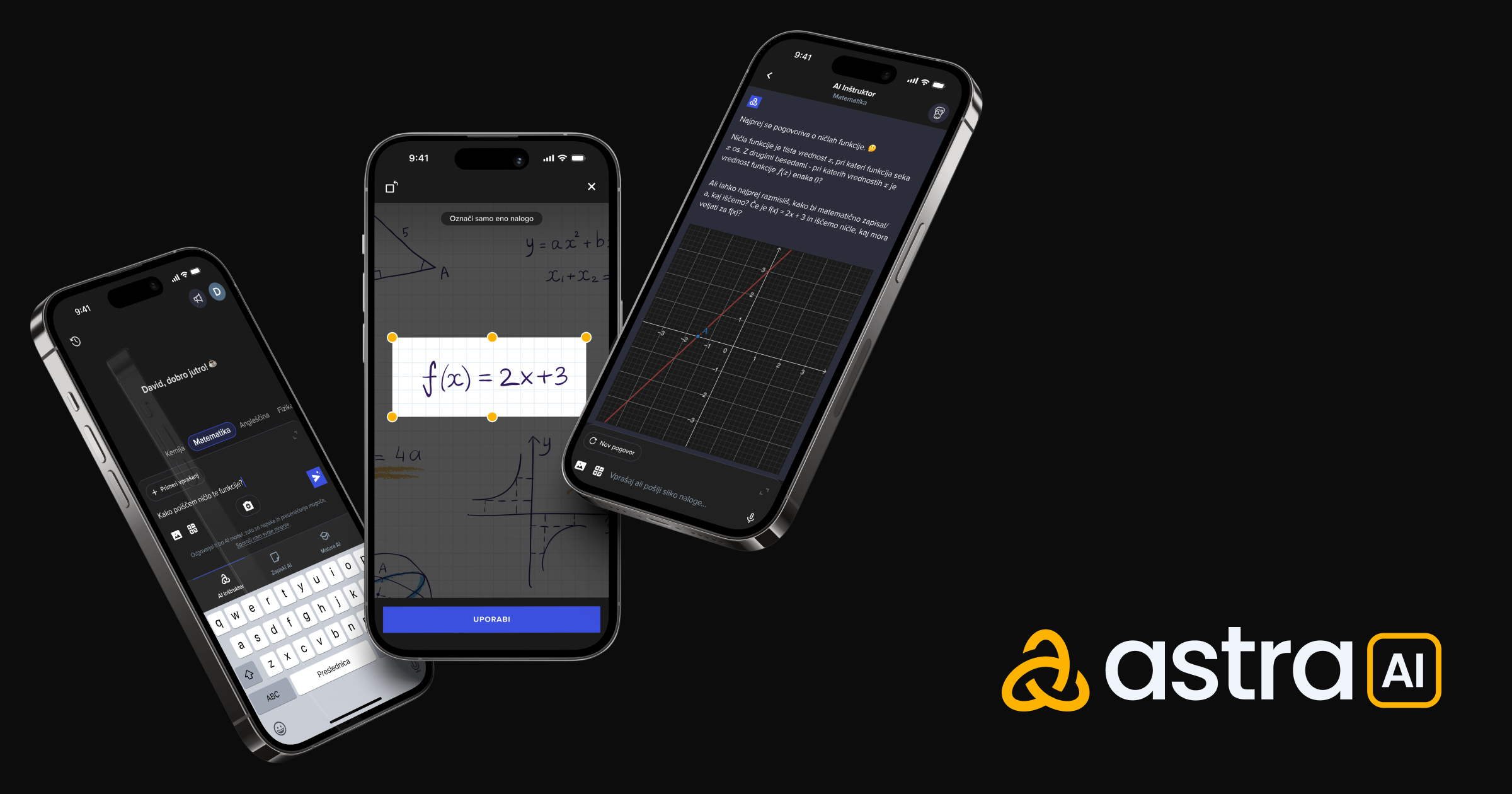 Astra AI – Učenje in priprava na test | AI inštruktor