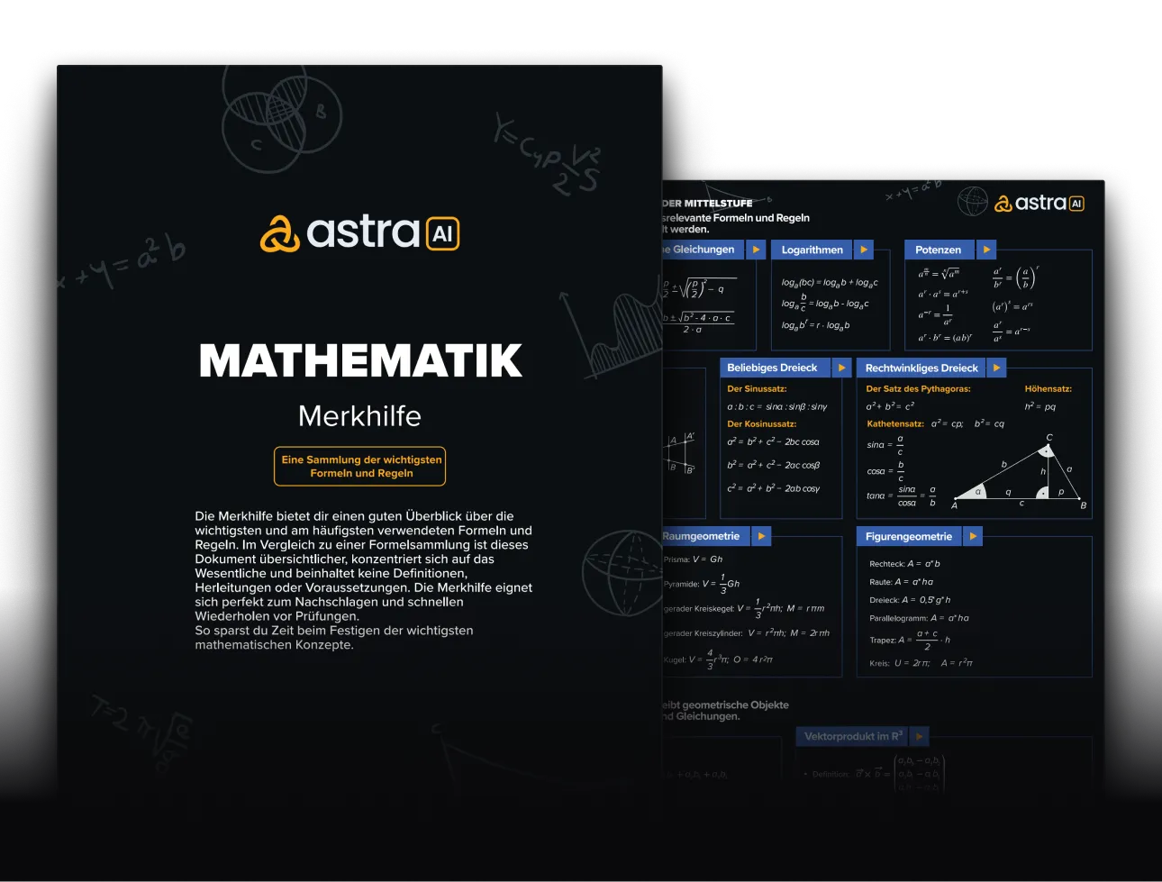 Astra AI Merkhilfe – Mathe-Formeln fürs Abitur kompakt